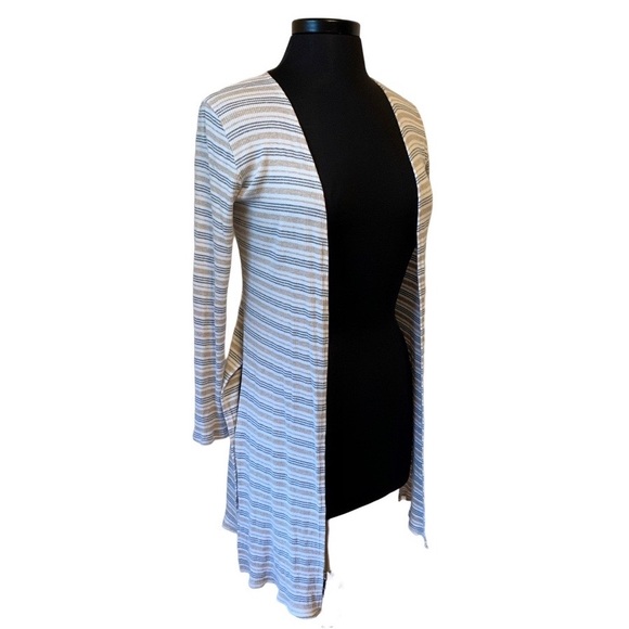 Olivia Rae | Sweaters | Olivia Rae Ribbed Knit Cardigan Striped | Poshmark